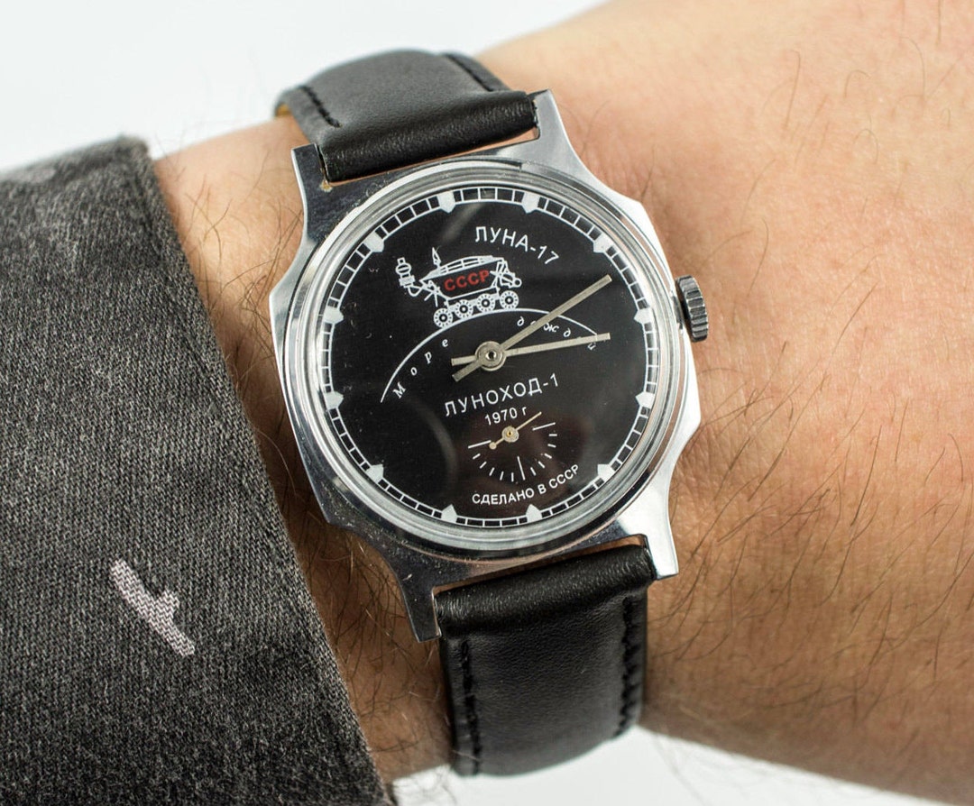 RARE "moon - 17", "lunokhod -1" Soviet Men's Watch Called "victory ...