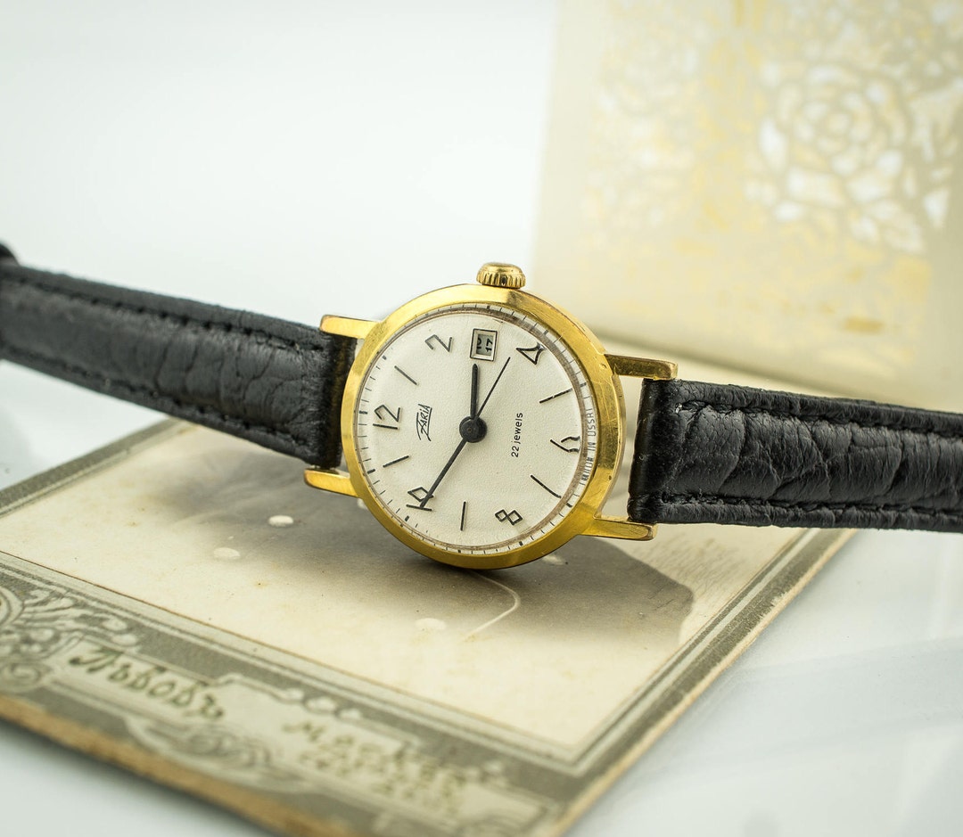 Gilded Vintage Watch, Vintage Watch. Soviet Watch, Women's Watch, Women ...