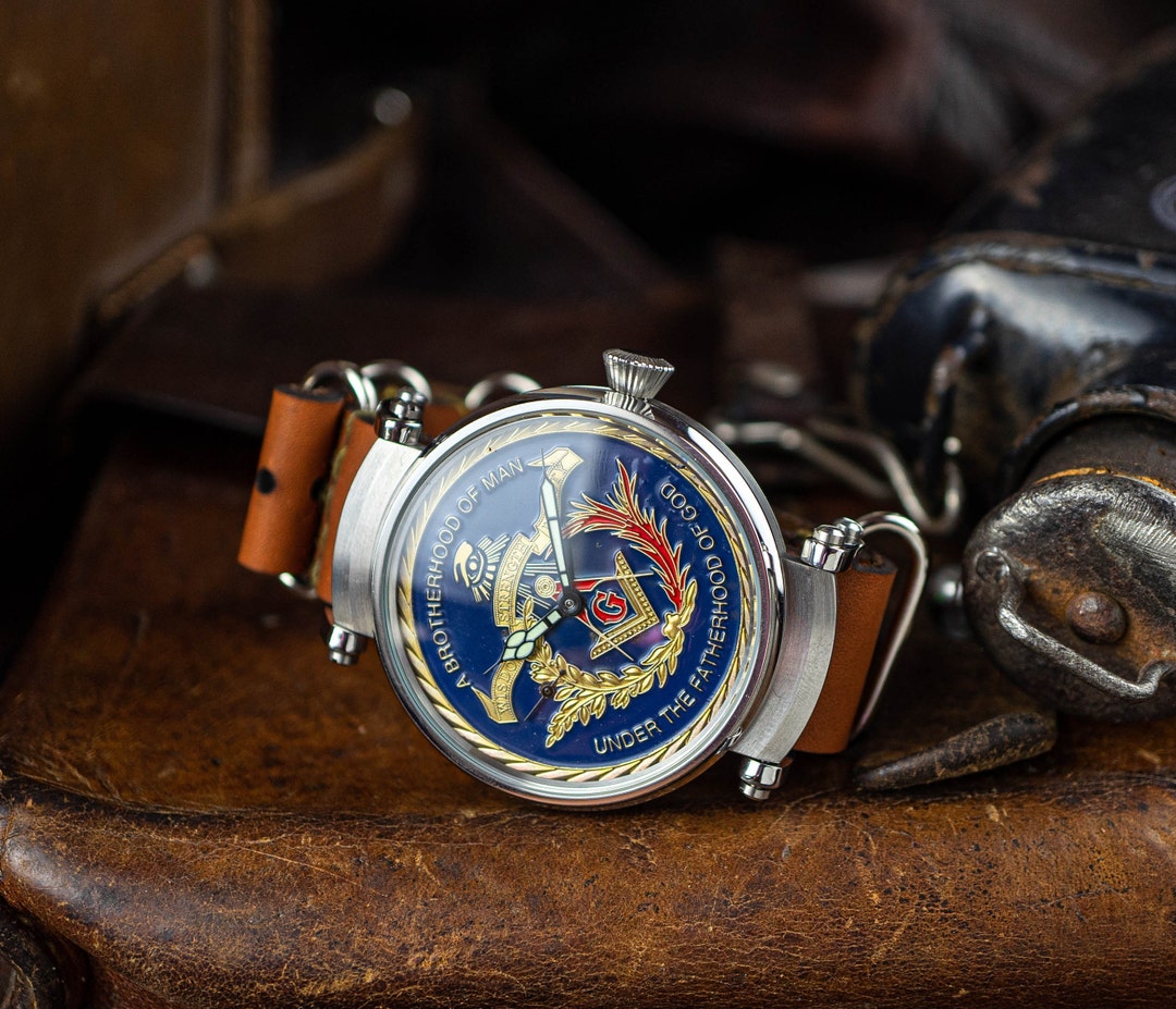 Masonic Watch, Exclusive Watch, Handmade Watch, Watches,very Rare Watch ...