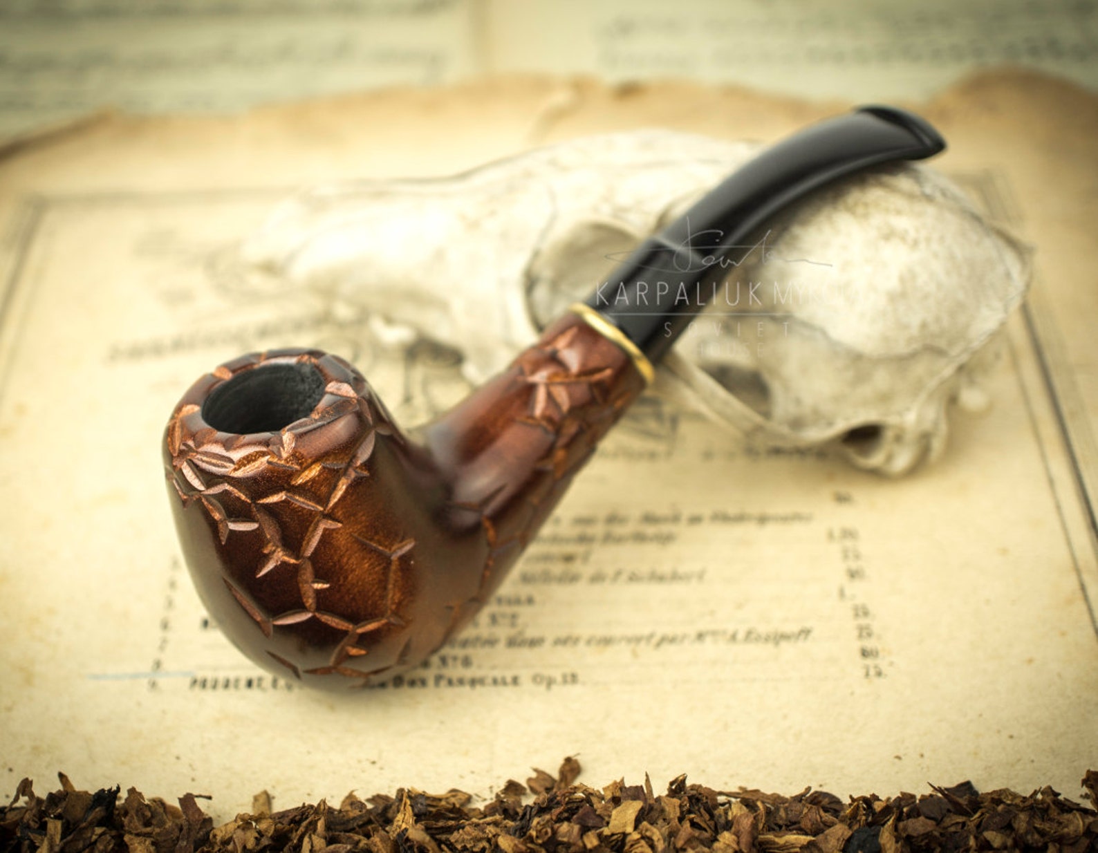 Smoking Pipe the Sahara. Wood Carved Smoking Pipe. | Etsy