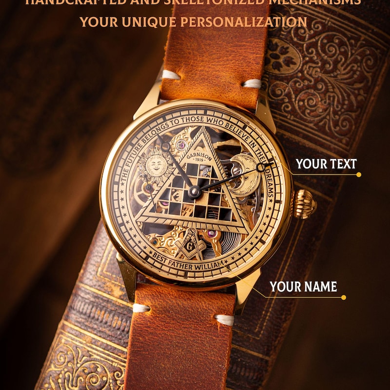 Bronze Wrist Watch Face - Etsy