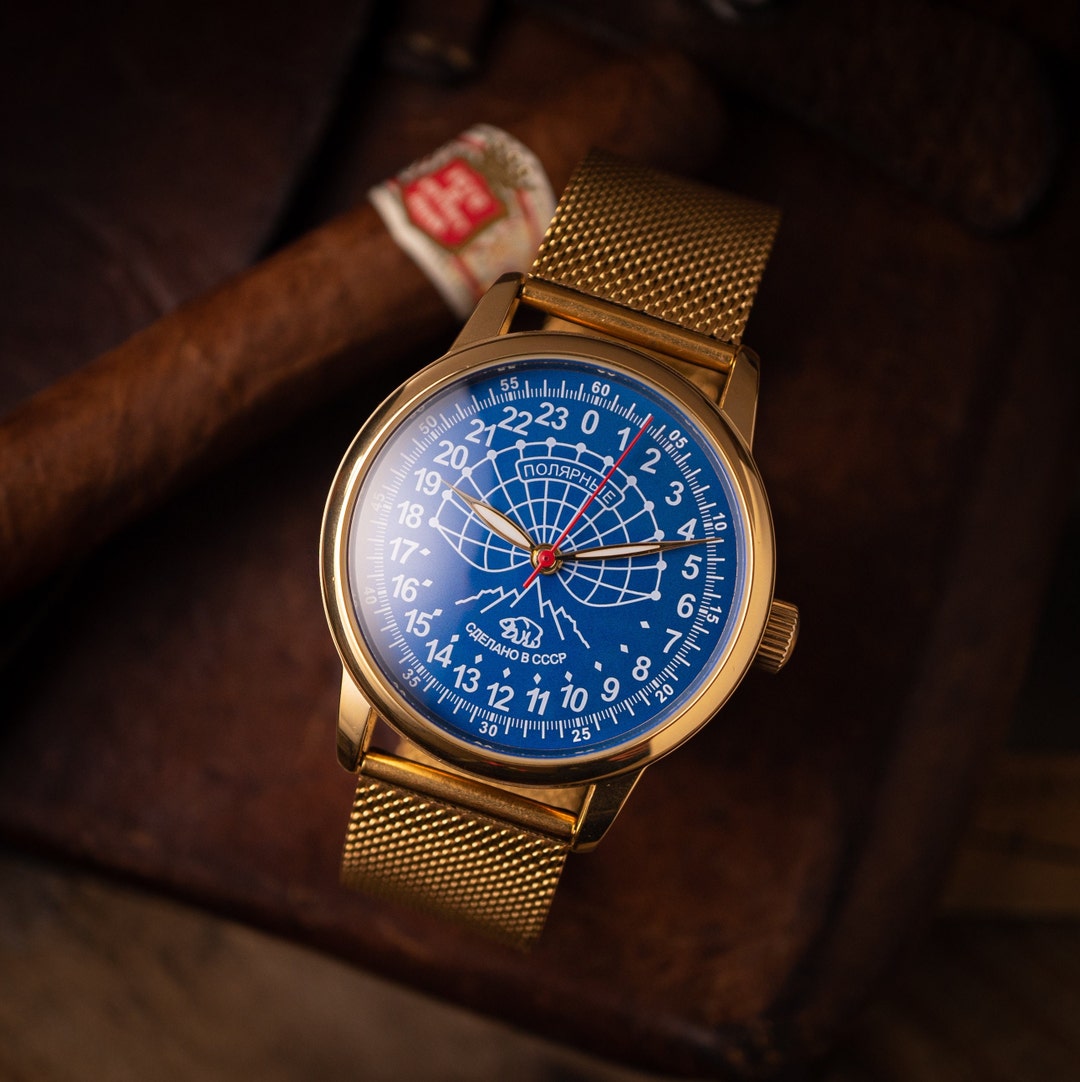Automatic Watch, Polar Watch, Unique Watch 24 H, Soviet Wristwatch ...