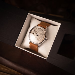 Vintage Watch, Aztec Calendar Watch, Watch Men's, Watch With a Coin ...