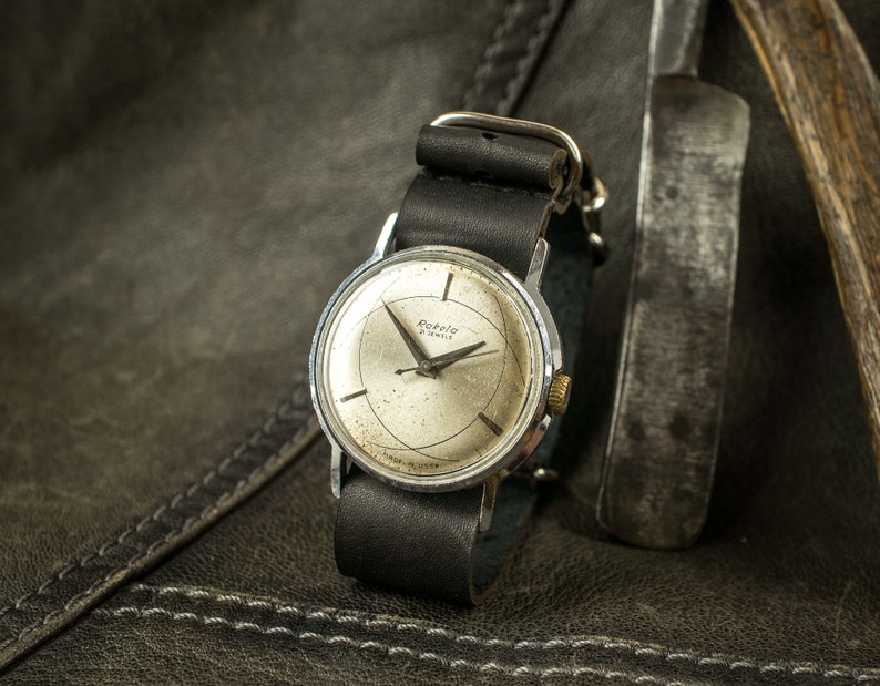 Ultra Rare. Vintage Men's Watch "rocket" (raketa) Atom . Mechanical ...