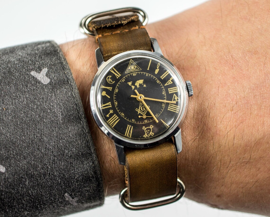 RARE Masonic Watch Vintage Soviet Men's Watch Called | Etsy