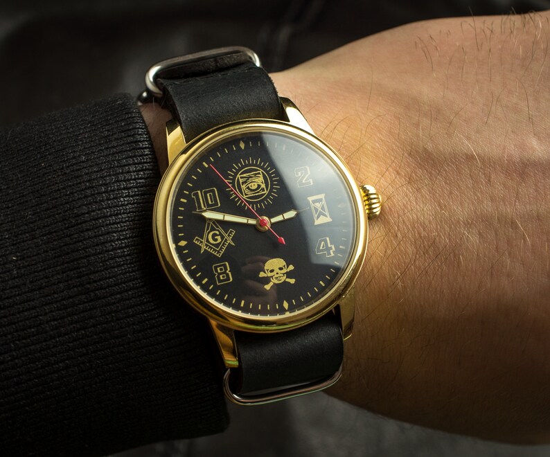 RARE Masonic Watch Vintage Soviet Men's Watch Called - Etsy