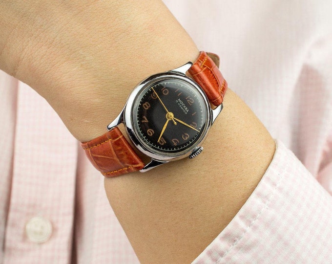 Moscow Watch Vintage Watch Pobeda Soviet Watch Women's - Etsy