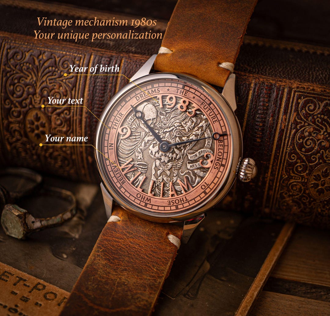 Personalized Watches, Vintage Watch, Engraved Watch, Engraved Logo ...