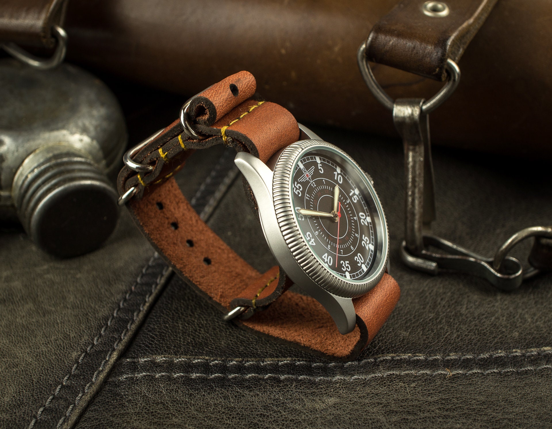 Vintage Watch, Rare Mens Watch, Aviator Watch,watches, Vintage ...