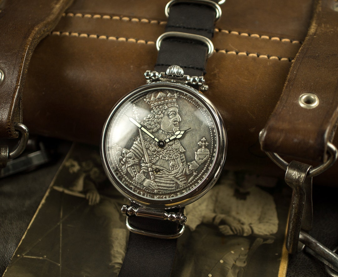 Mens Watch, Handmade Watch, Exclusive Watch, Vintage Watch, Watch Coin ...
