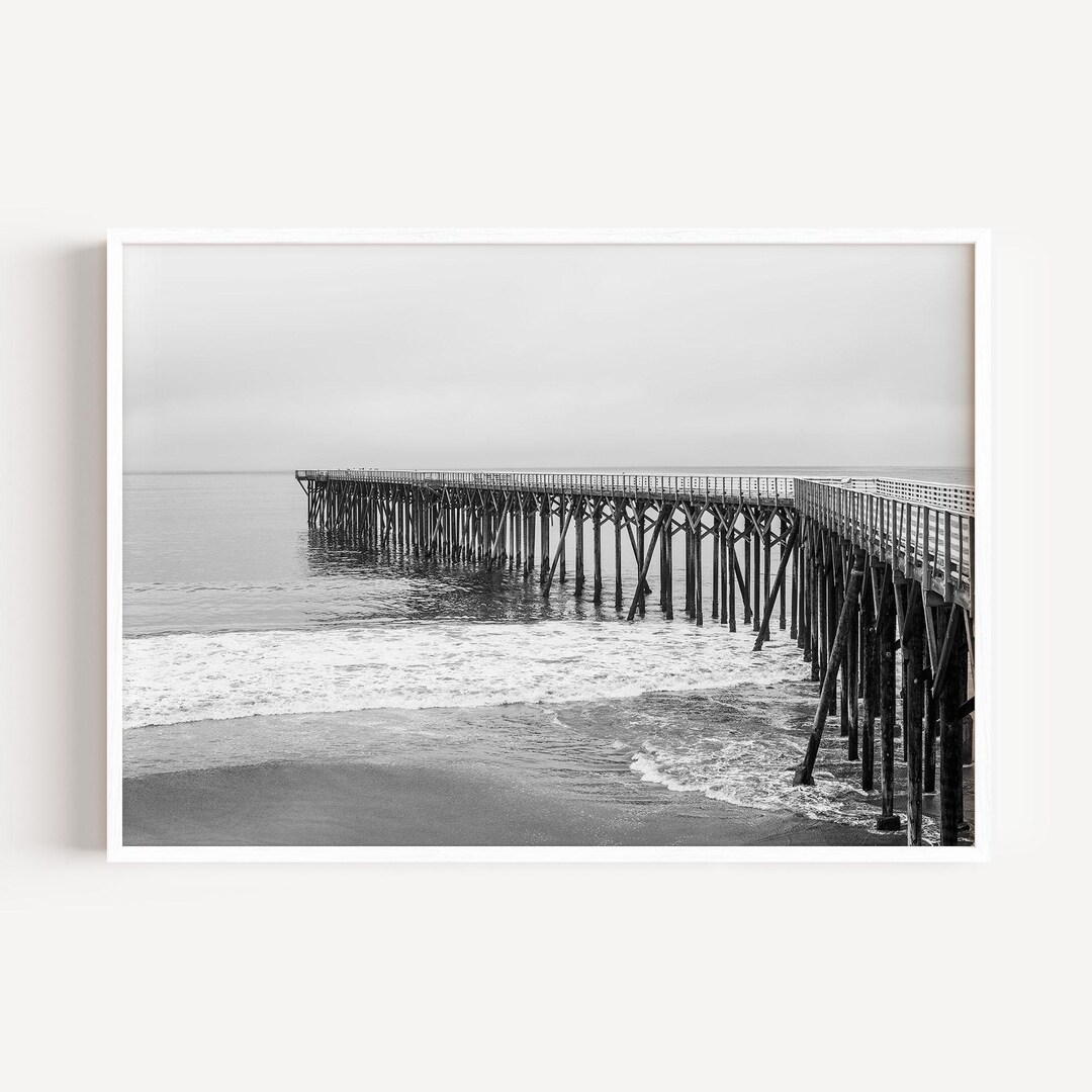 Pier Wall Art, Pier Print, Gallery-quality Beach Decor, Ocean Print ...