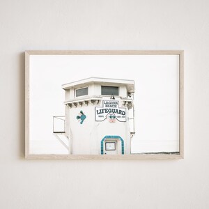 Laguna Beach Wall Art, Lifeguard Tower Print, Gallery-quality Ocean ...