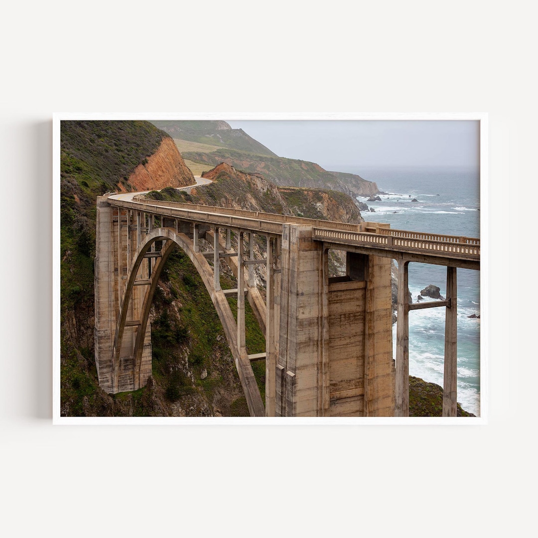Big Sur Bridge Wall Art, Bixby Bridge Poster, Gallery-quality Big Sur ...