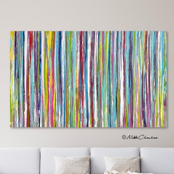 Stripe Painting - Etsy