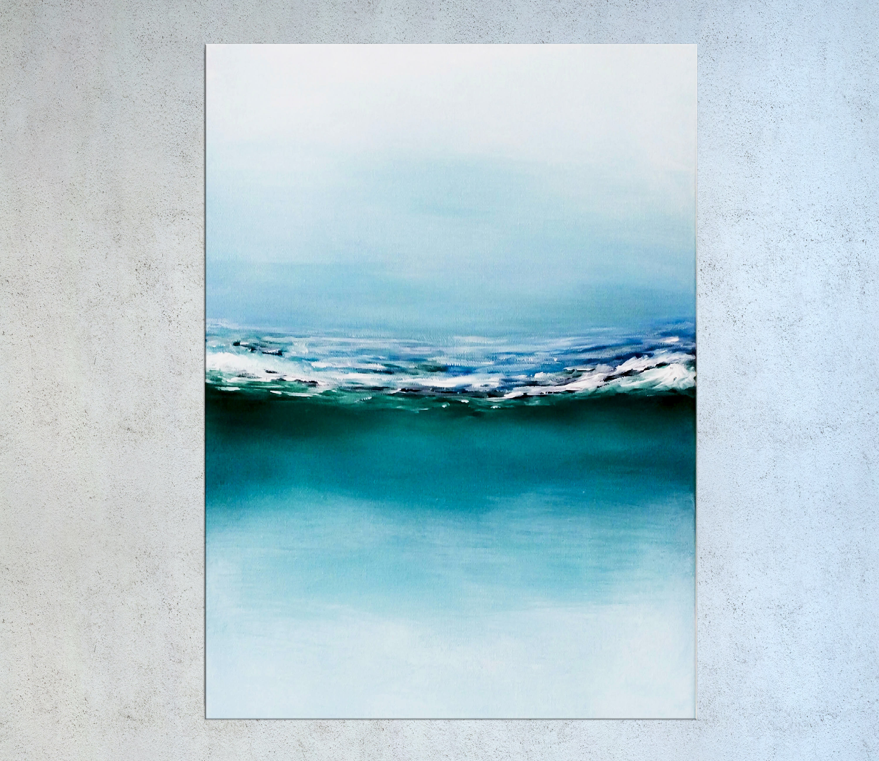 Turquoise Art, Ocean Art, Seascape Art, Wave Art, Coastal Wall Art ...