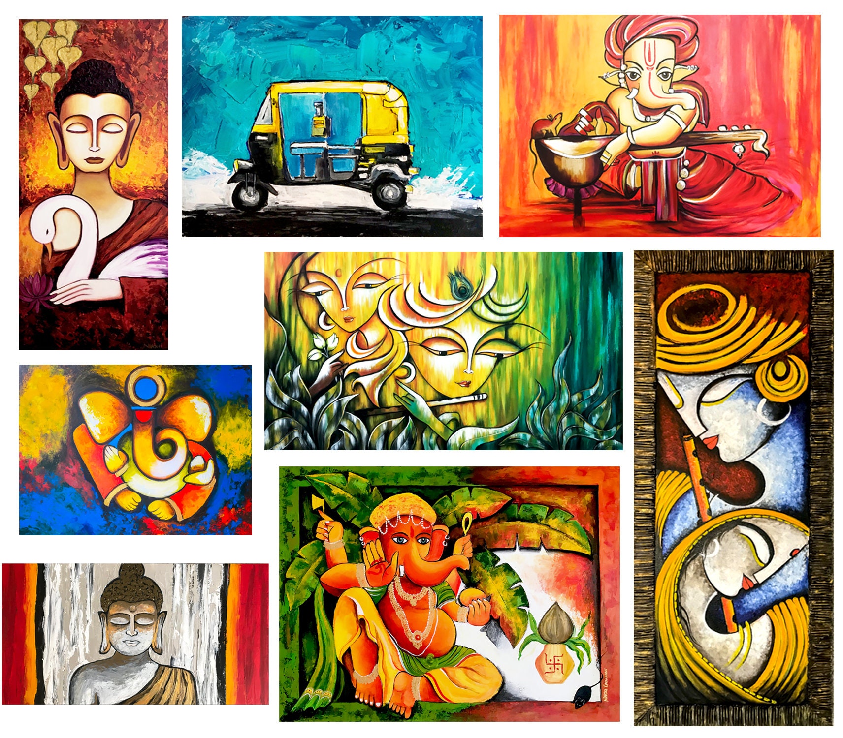 Auto Art India Art Auto Rickshaw Indian Decor Indian | Etsy