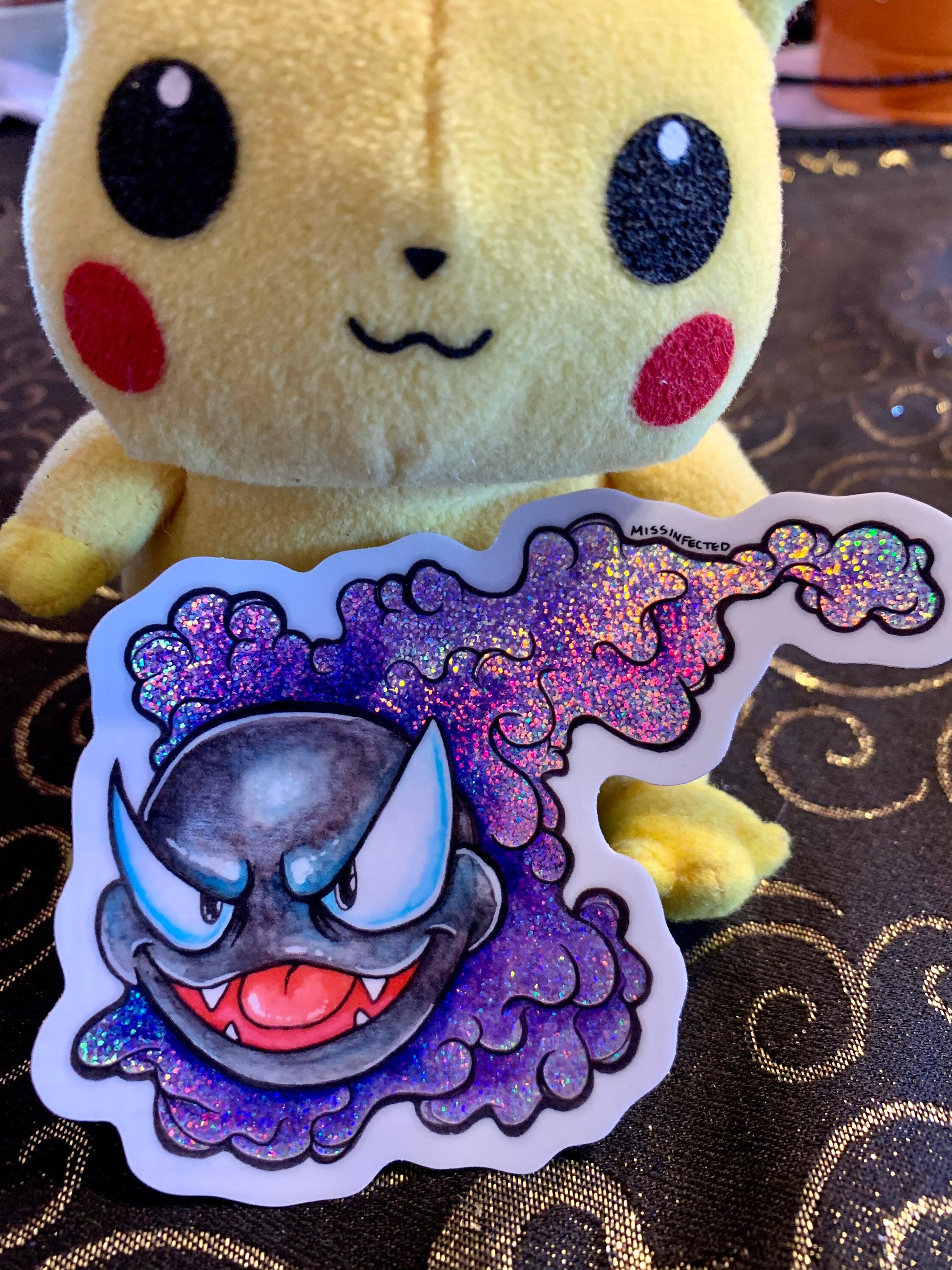 Gastly Sticker Gamer Sticker Pokemon Video Game Sticker - Etsy