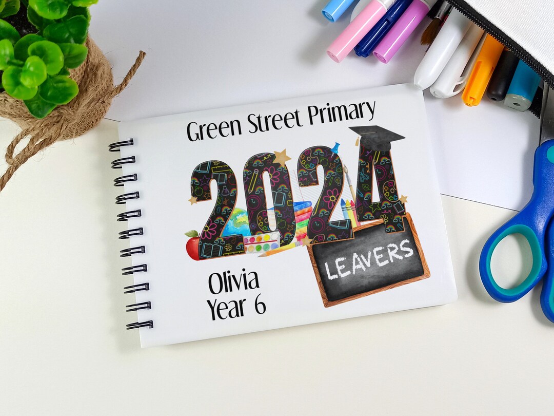 School Leavers Autograph Book, Good Luck Messsges, Class of 2024 End of ...