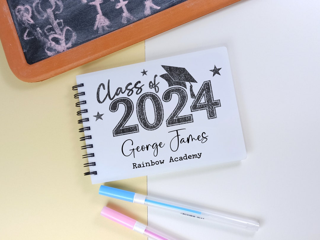 School Leavers Autograph Book, Good Luck Messsges, Class of 2024 End of ...