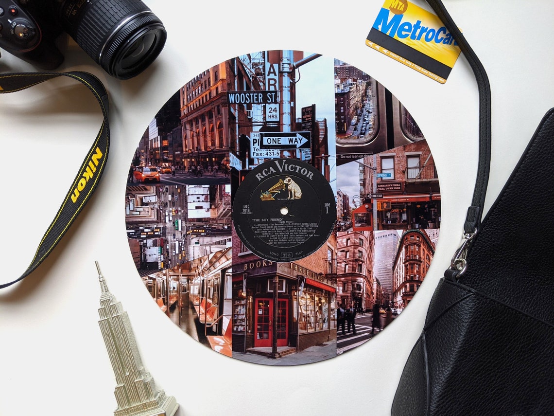CUSTOM ORDER Vinyl Record Photo Collage Vintage Record - Etsy