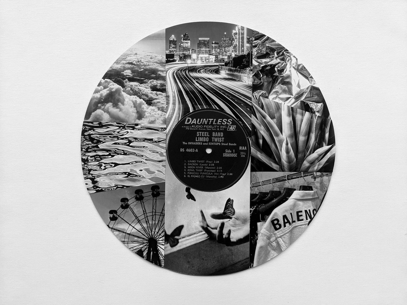 CUSTOM ORDER Vinyl Record Photo Collage Vintage Record Vinyl Record ...