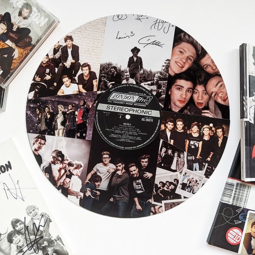 One Direction Vinyl Record Photo Collage Vintage Record - Etsy