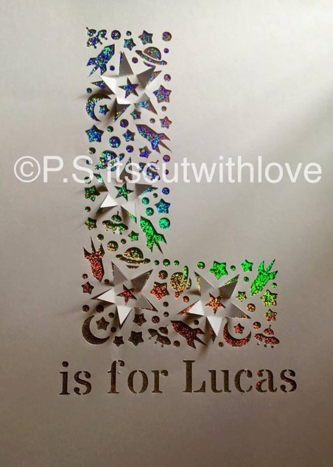 Pop up Letter L Boy Space Stars SVG - Etsy UK