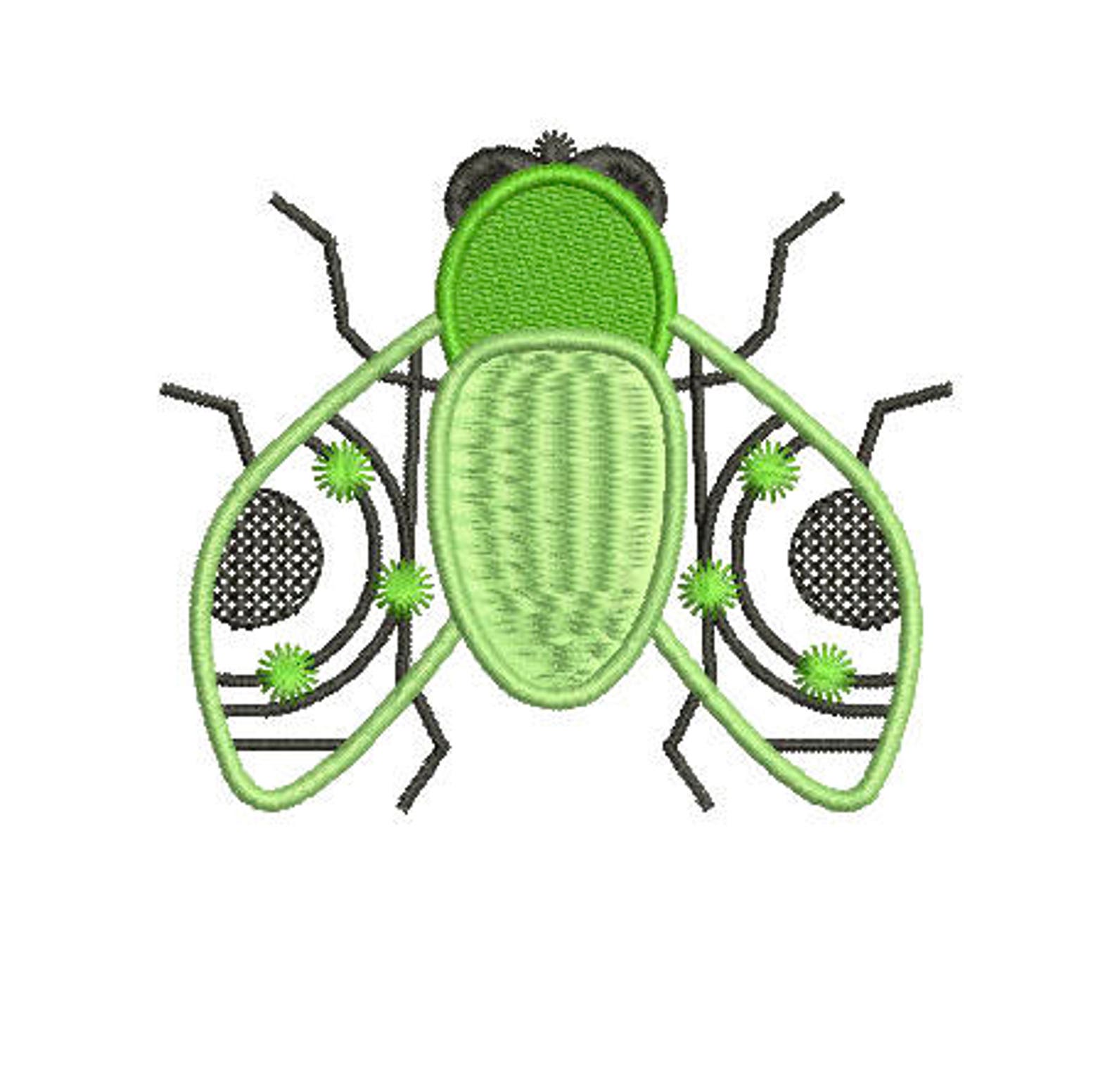 BUGS Machine Embroidery Design 8 cute mini insects in three | Etsy