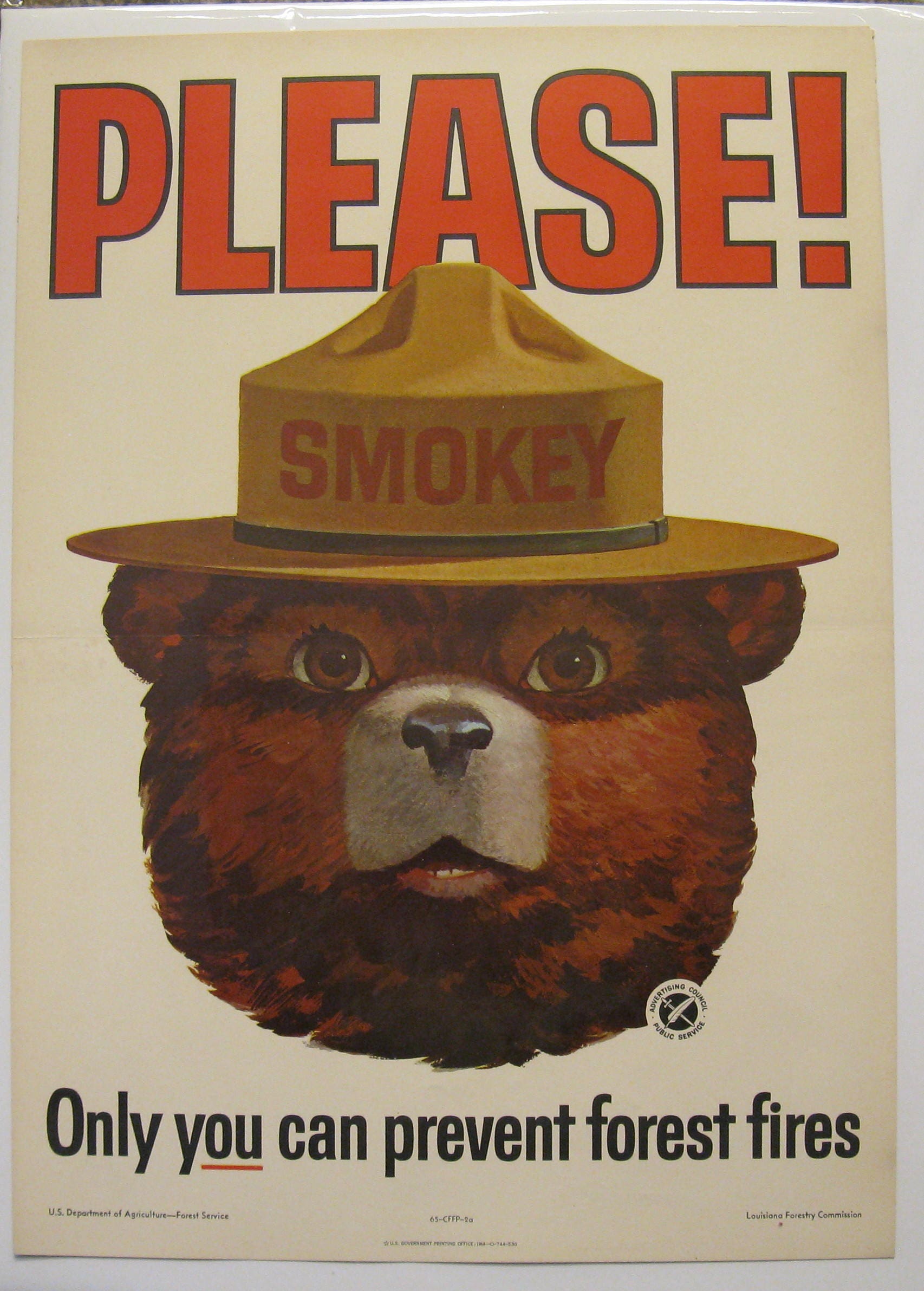 Vintage Smokey Bear Poster, original Smokey Bear poster, fire safety ... Vintage Smokey Bear Poster, original Smokey Bear poster, fire safety ...
