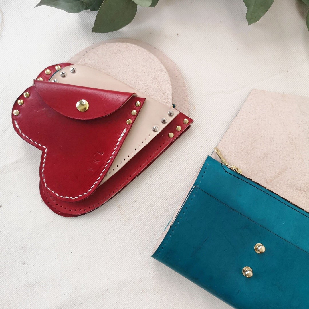 Personalised Leather Heart Purse. Love Purse. Heart Gifts. 3rd ...