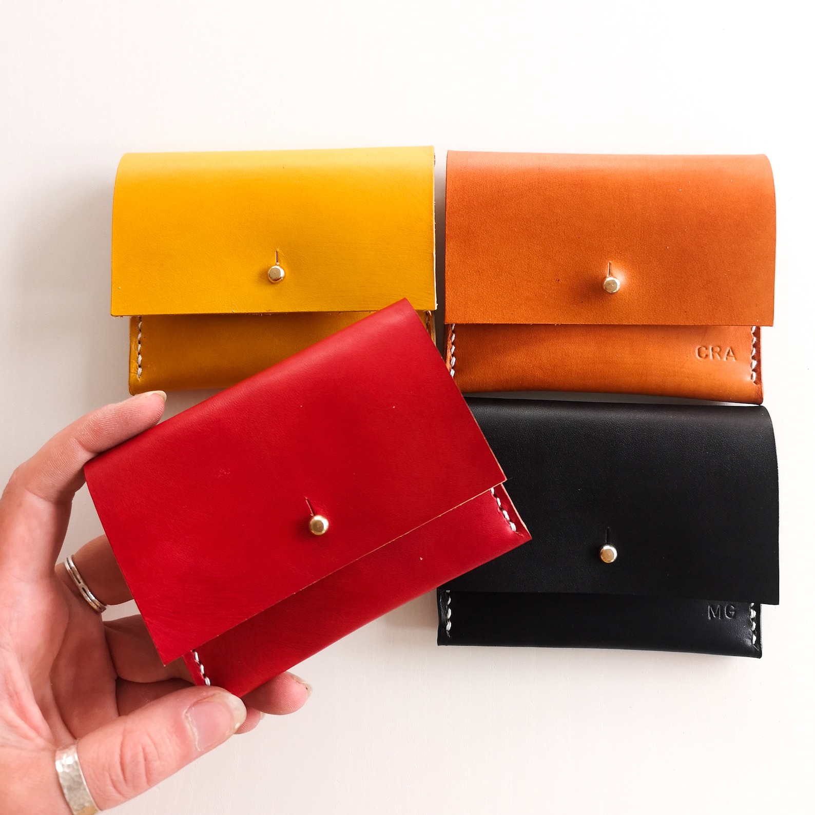 Handmade Leather Purse. Small Leather Purse Ladies Wallet. - Etsy