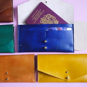 Personalised Leather Purse, Hidden Message Purse. Card Wallet. Gift for ...