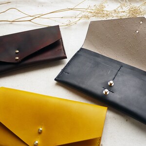 Personalised Leather Purse Hidden Message Purse With Card and - Etsy