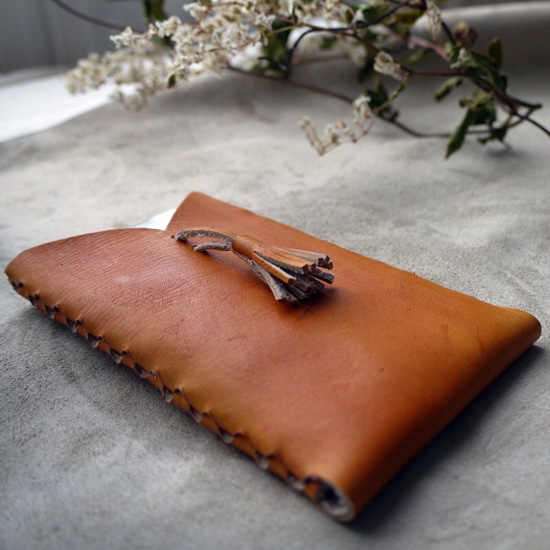 Tan Tassel Cell Phone Case Leather Phone Case. - Etsy UK