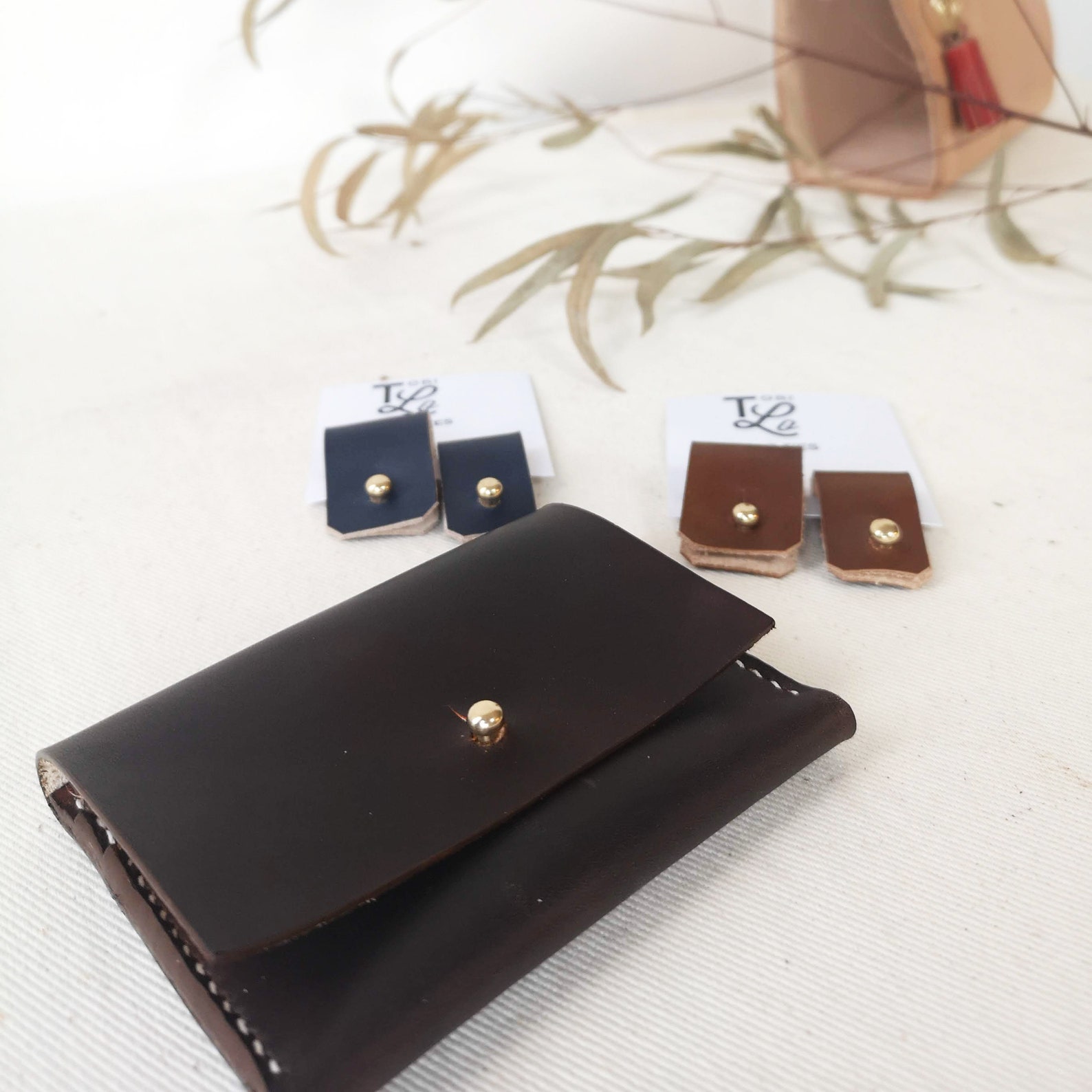 Handmade Leather Purse. Small Leather Purse Ladies Wallet. - Etsy