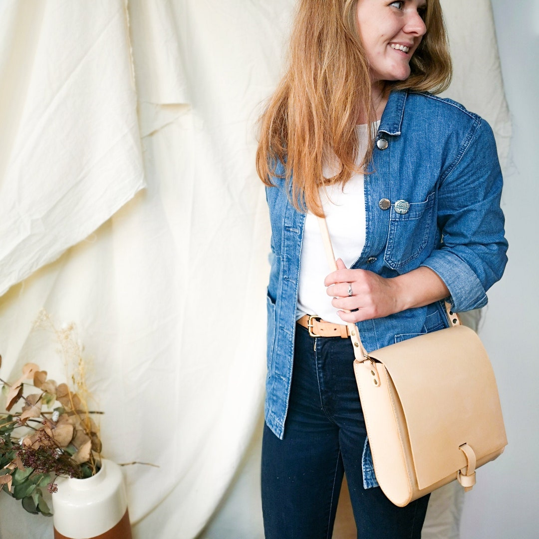 Handmade Leather Satchel Bag Classic Style Handbag - Etsy