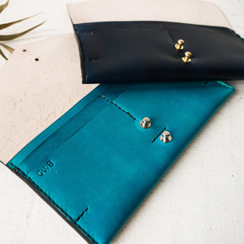 Personalised Leather Purse Hidden Message Purse With Card and - Etsy