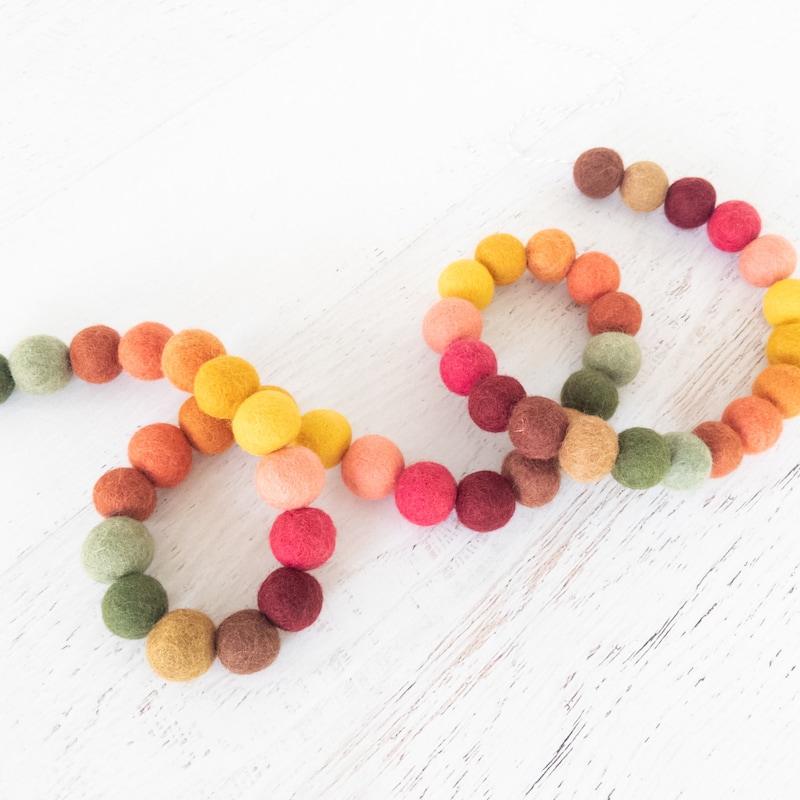 Fall Felt Leaf Garland - Etsy