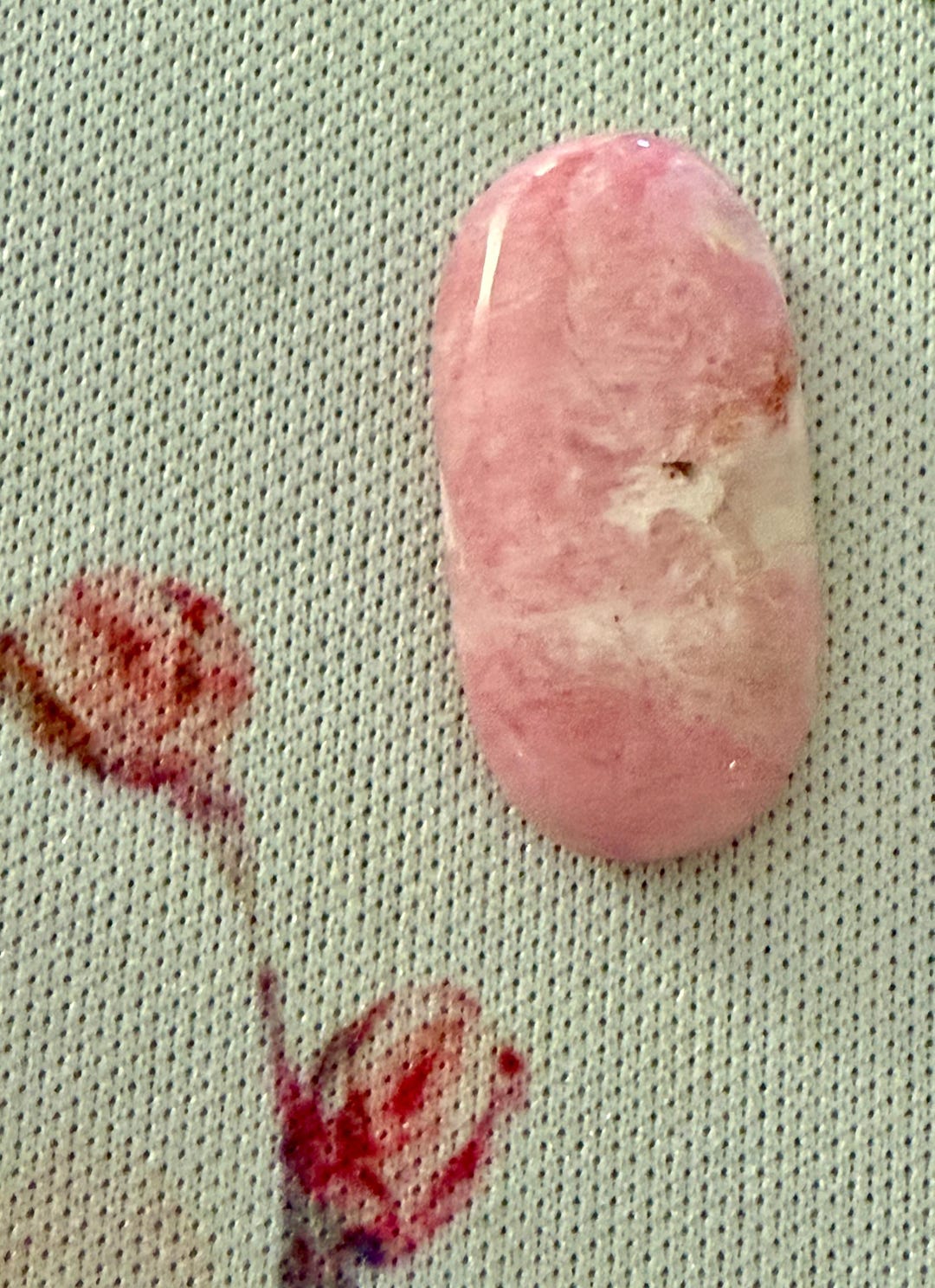 Tugtupite - Rare, Mineral Specimen, Cab, UV Reactive, Case Included ...