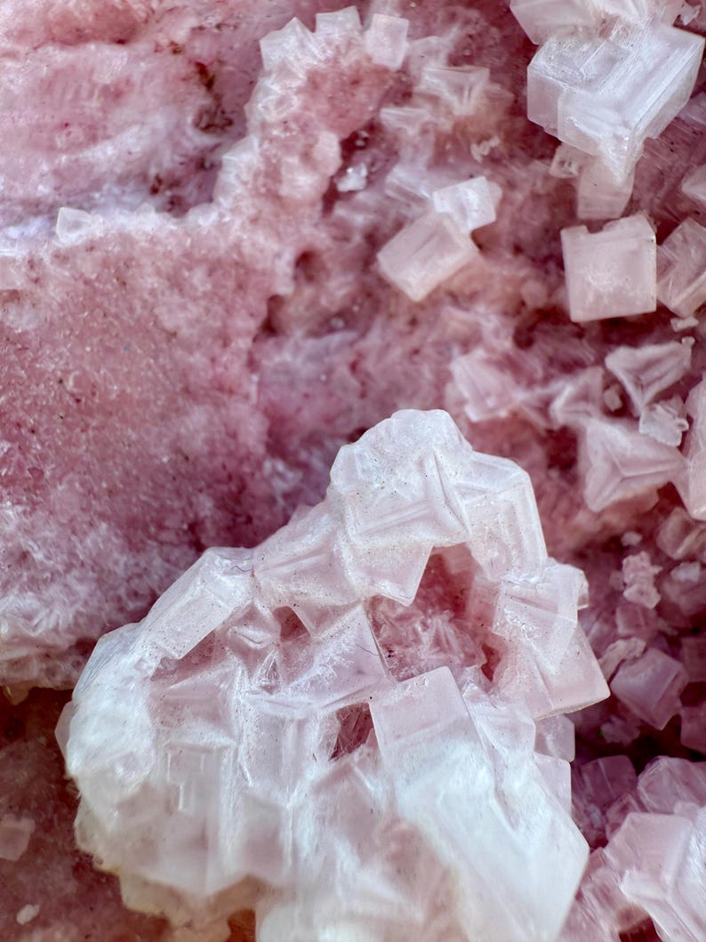 Pink Halite - Large, Searles Lake, Trona, Stand Included, California - Etsy