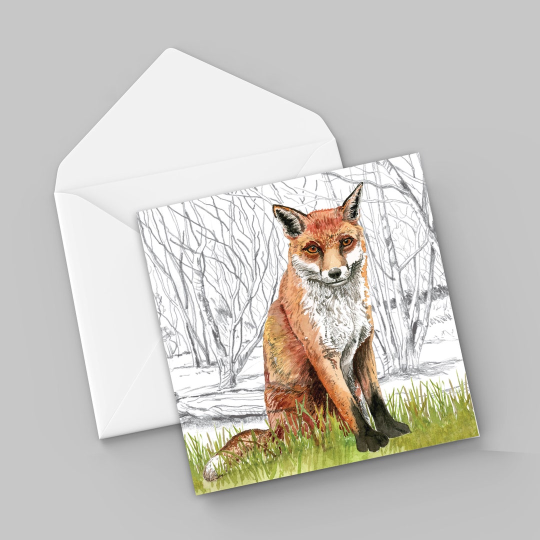 Fox Greetings Card | Fox Birthday Card | Fox Anniversary Card ...