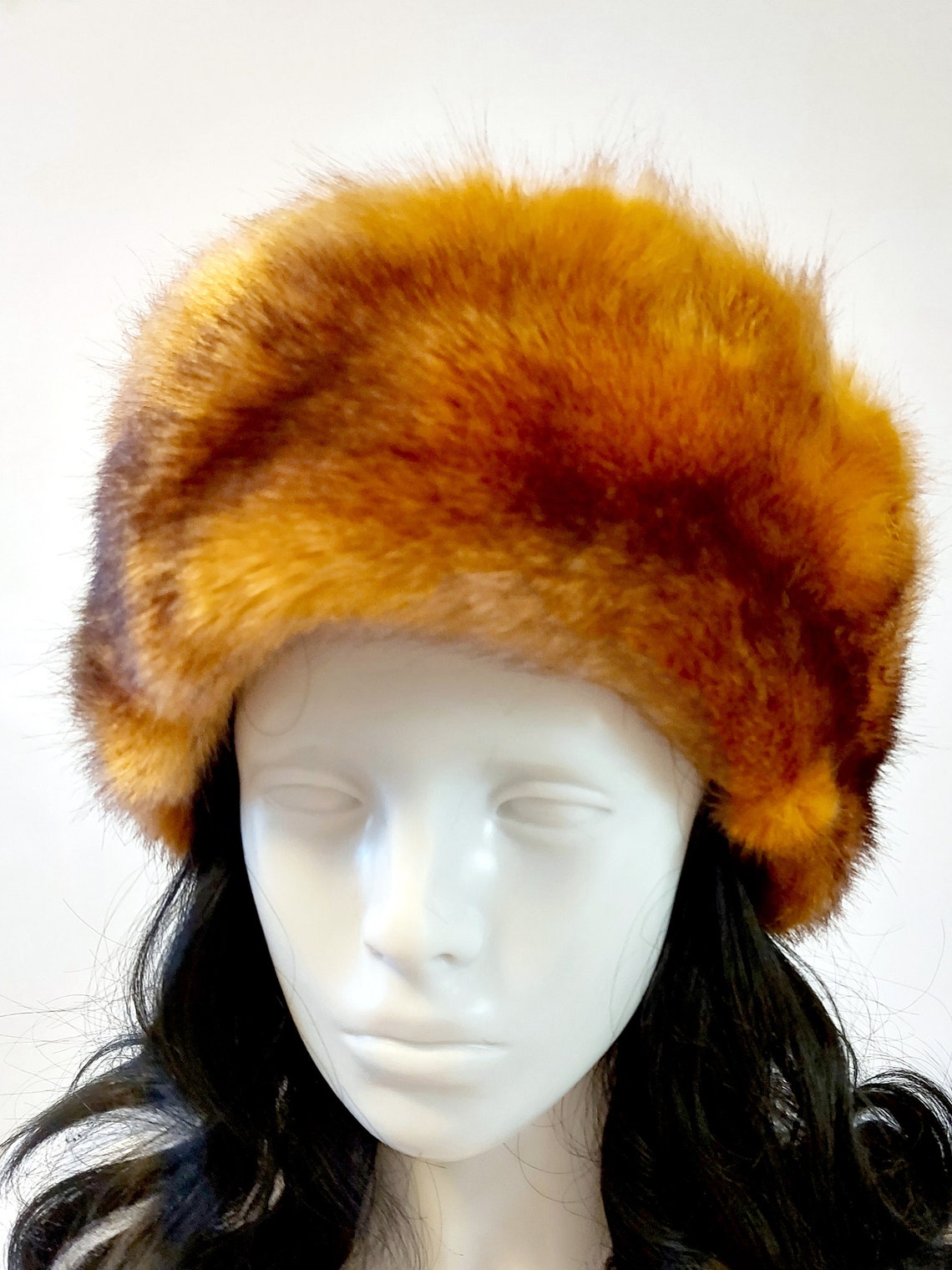 Winter Red Fox Headband Faux Fur, Headband Fleece Lining,warm Headband ...