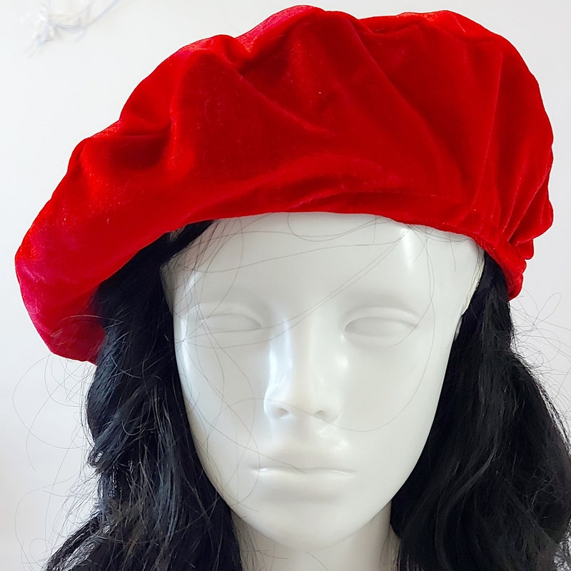 Velvet Beret - Etsy
