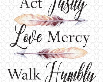 Act justly | Etsy