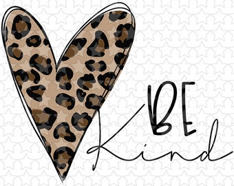 Leopard heart | Etsy