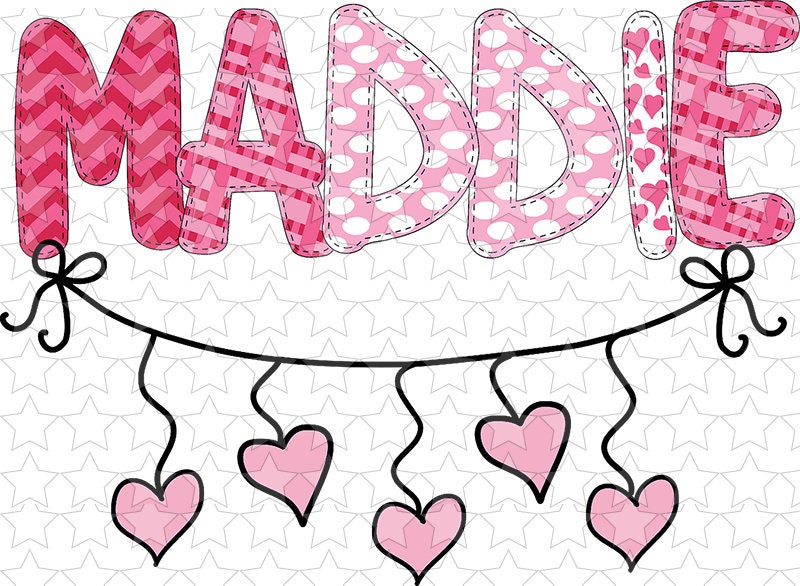 The Name Maddie In Bubble Letters