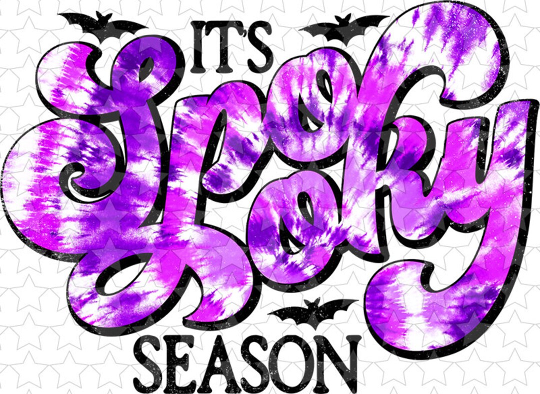 Sublimation & Htv Transfers It's Spooky Season Purple - Etsy