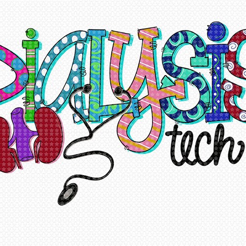 Dialysis Tech Sublimation Design Png Dialysis Tech Png Tech - Etsy