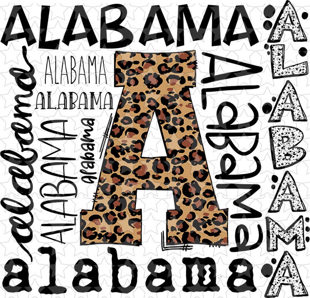 1122773 Alabama Leopard Collage - Etsy