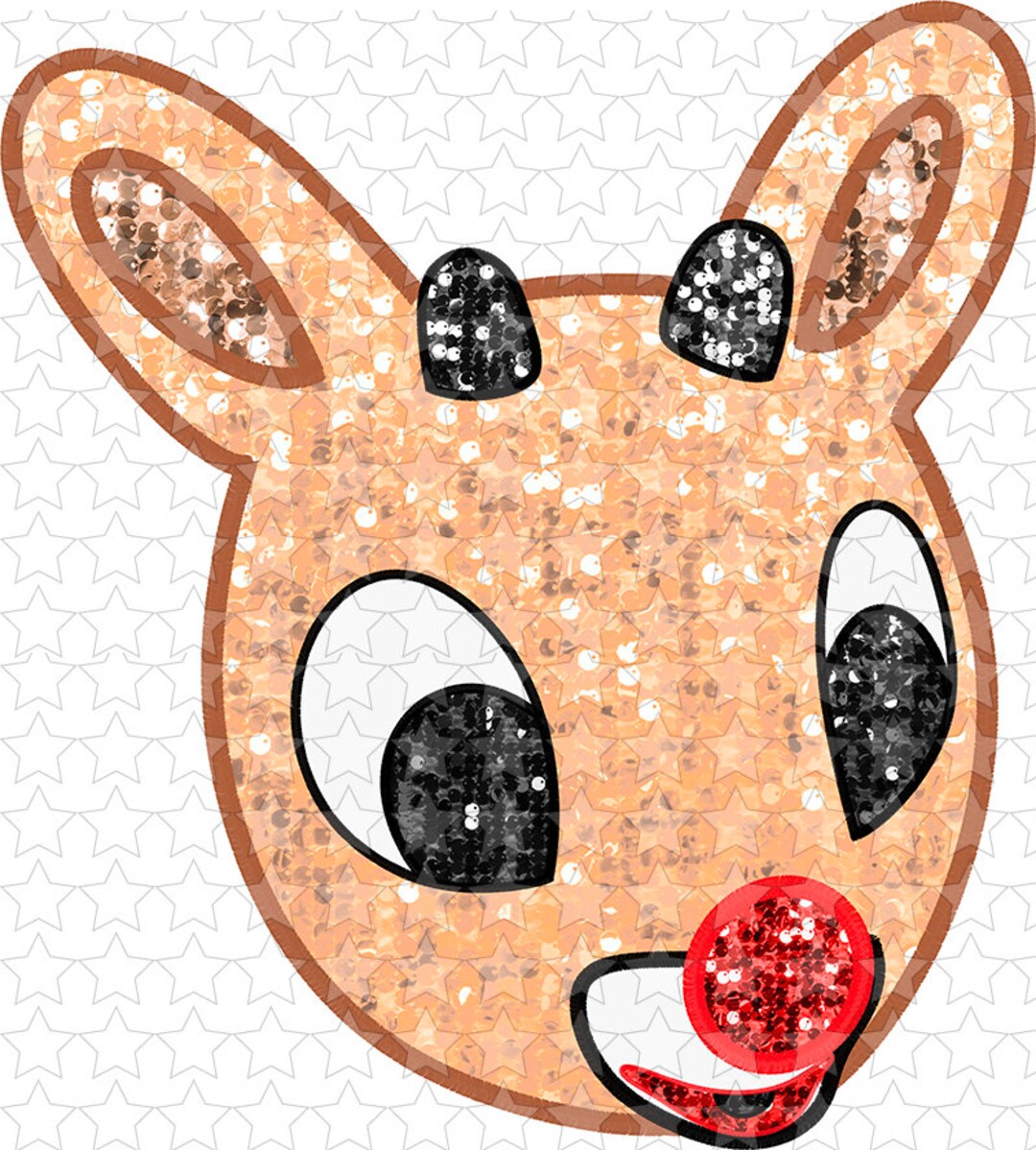 Sublimation & Htv Transfers Reindeer Sequin - Etsy